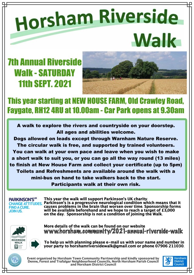 2021 ANNUAL RIVERSIDE WALK – Horsham Trafalgar Neighbourhood Council