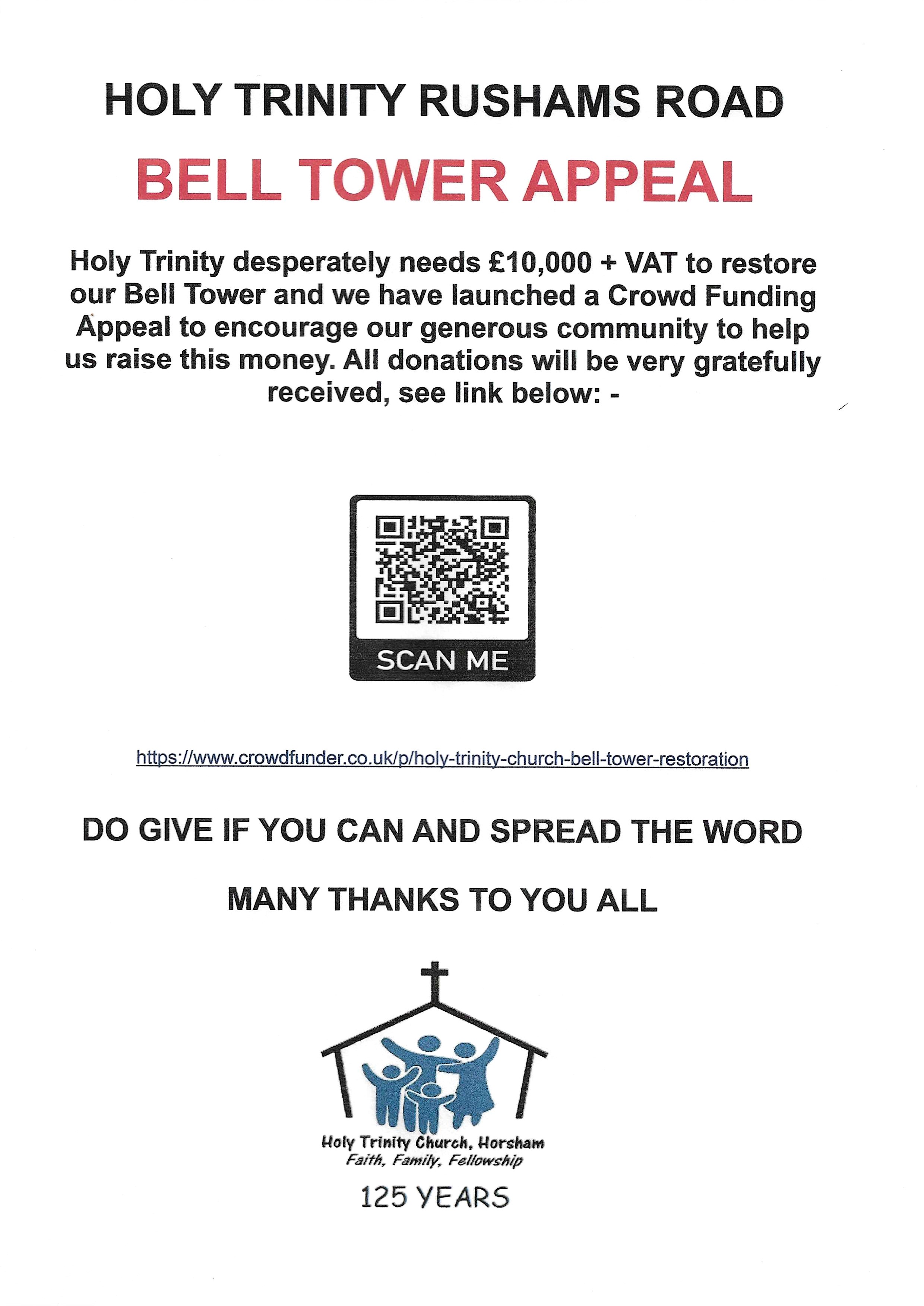 Holy Trinity Church – Bell Tower Appeal – Horsham Trafalgar ...
